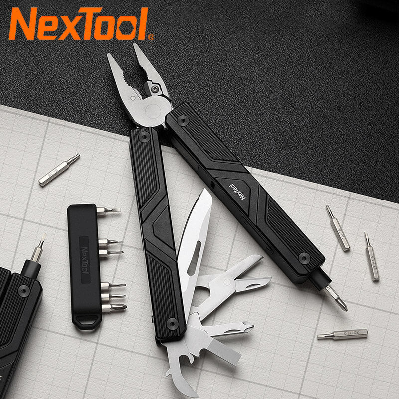 NexTool Gemini Multitool 13 in 1 Rechargeable Multi Tool – flashlightgo