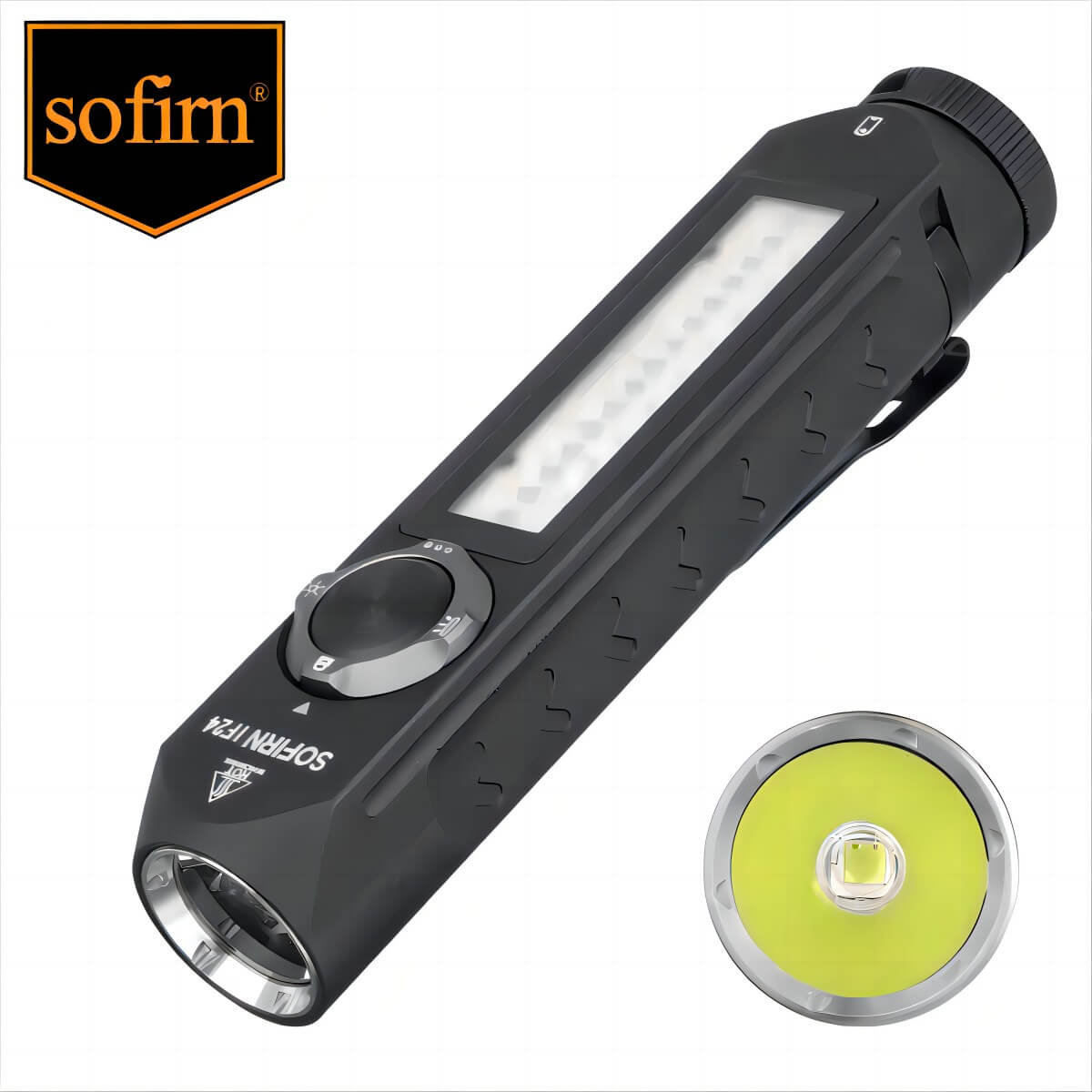 Sofirn IF24 RGB Flashlight 2000lm Powerful USB C Rechargeable Spotlight ...