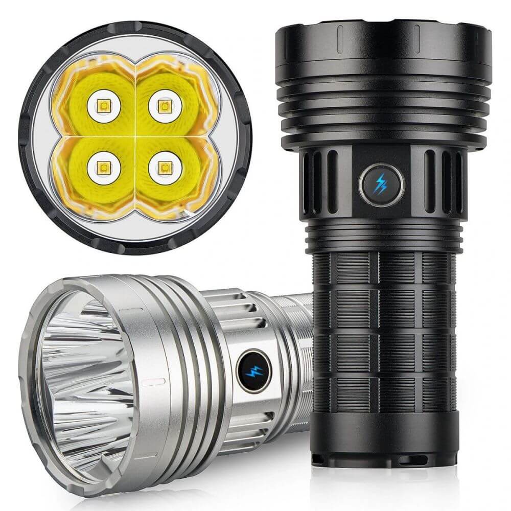 Haikelite HG50 8000 Lumens Rechargeable Flashlight – flashlightgo