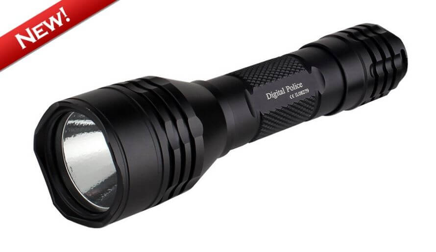 Wolf-Eyes Digital Police Ultra Tactical Flashlight – flashlightgo