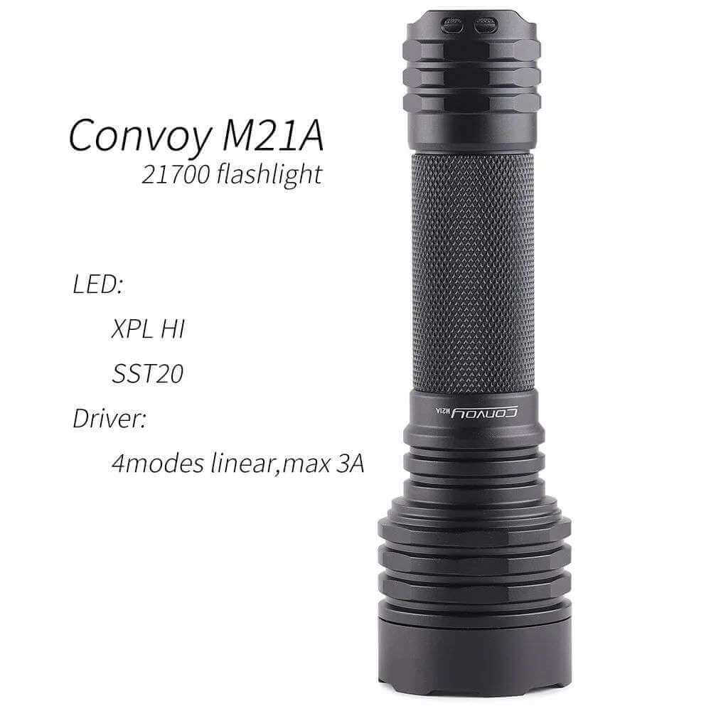 Convoy M21A SST20 / XPL HI 21700 Flashlight – flashlightgo
