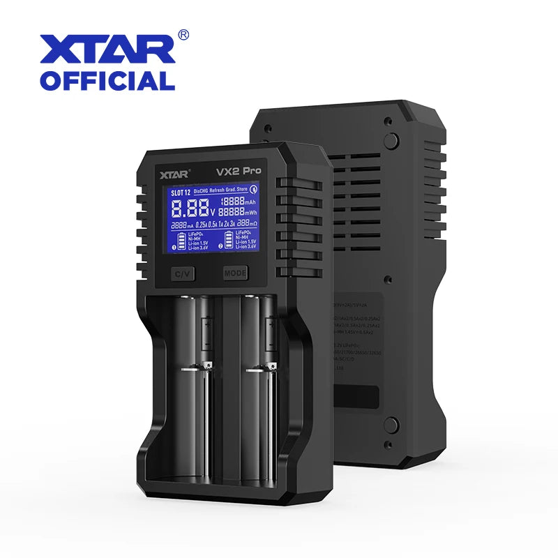 Xtar VX2 Pro Multi-Function Smart Battery Charger – flashlightgo