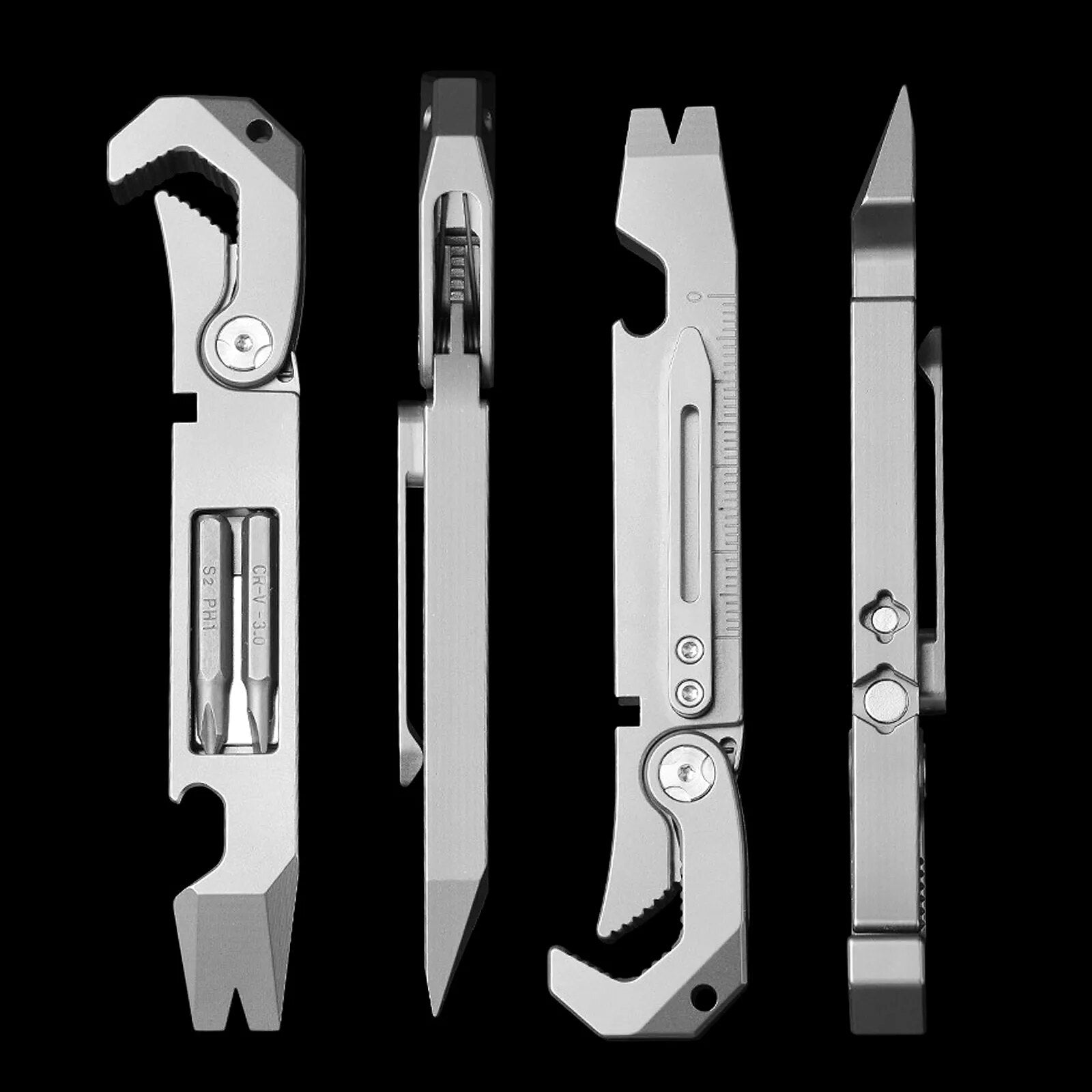 WARHERO Titanium Alloy Tactical Tools Multifunction Portable Tools ...